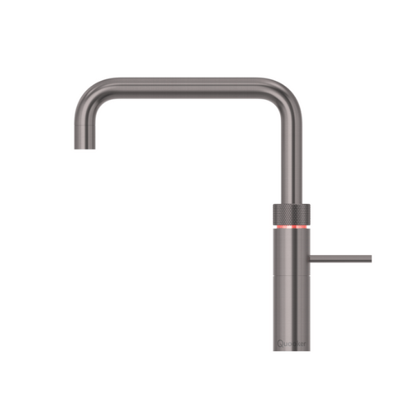 Quooker Pro 3 Fusion Square Kitchen Tap in Gunmetal 3FSGME