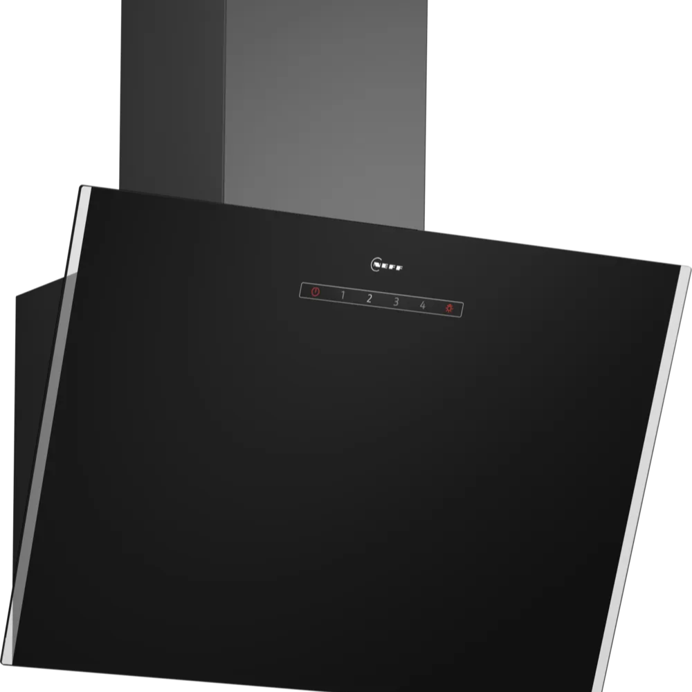 Neff Neff N30 60cm Wall Mounted Cooker Hood | Clear Glass Black ...