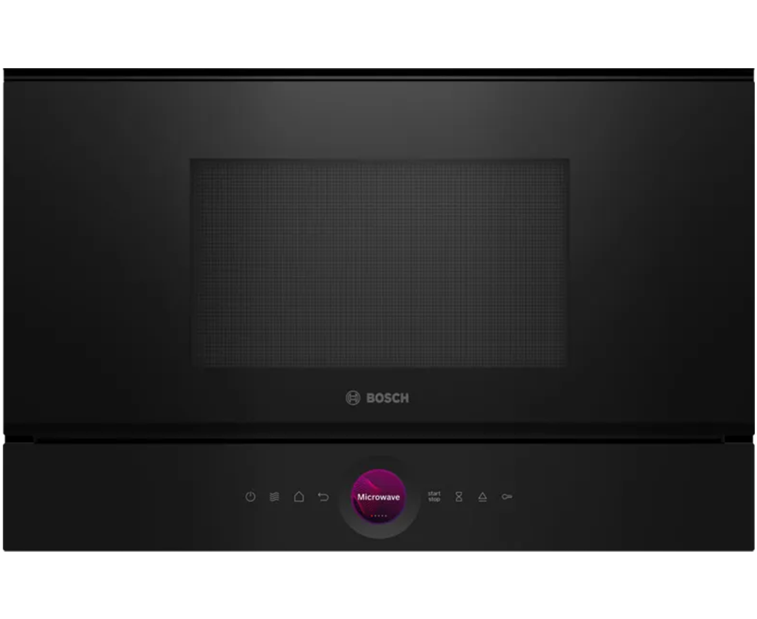 Bosch Series 8 Built-in Microwave with Digital Control Ring | Black ...