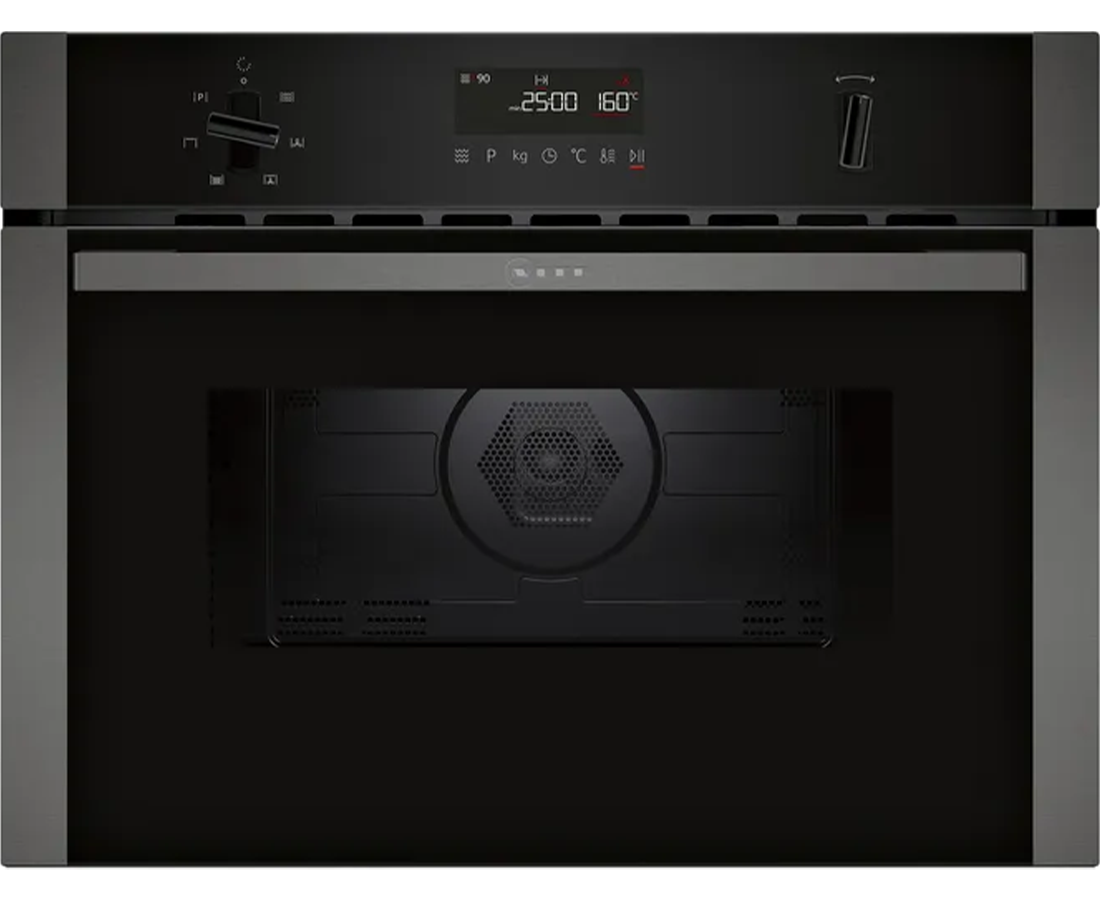 Neff Neff N50 Built-In Microwave Oven with HotAir | Graphite-Grey ...