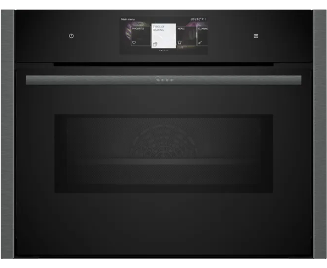 Neff Neff N90 Built-In Combi Oven with Microwave | Graphite-Grey C24MT73G0B