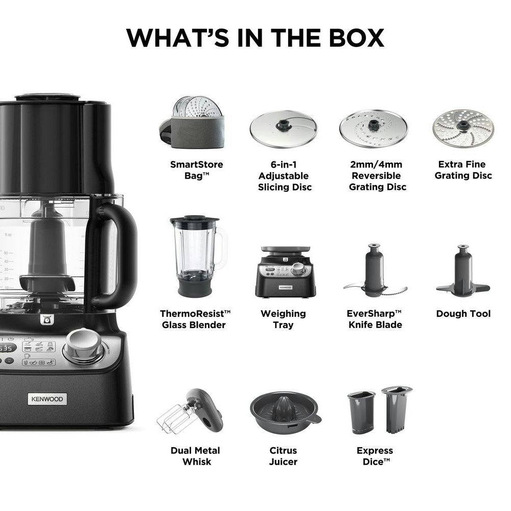 Kenwood Kenwood Multipro XL Weigh + Food Processor | Black - FDM72 ...