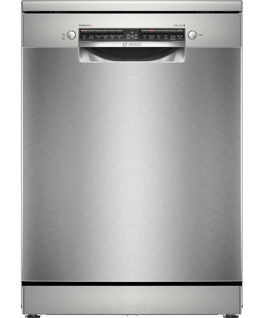 Bosch Series 6 14 Place Dishwasher with Zeolith Drying | Brushed Steel ...