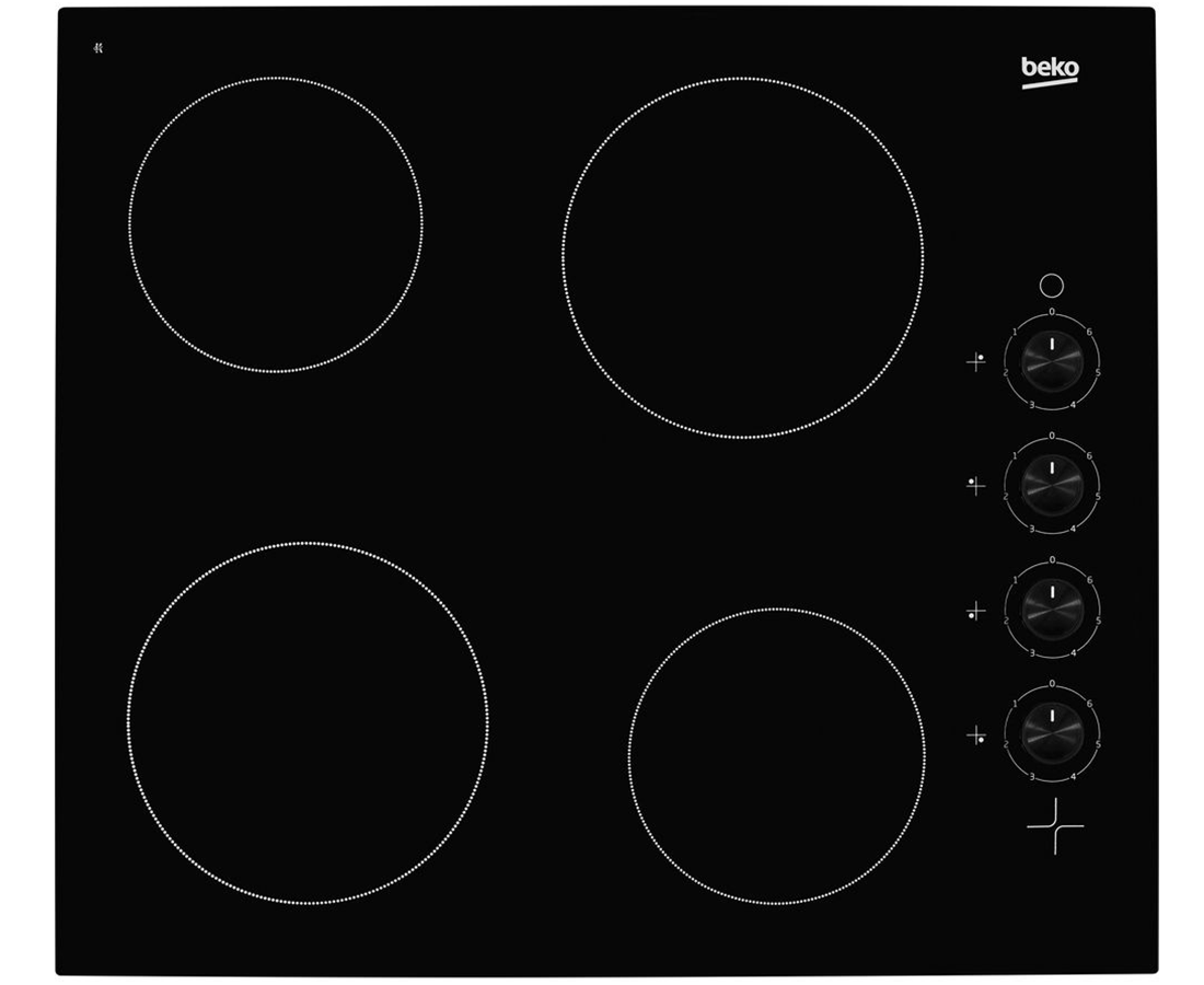 Beko BEKO 60cm Built-In Ceramic Hob HIC64102