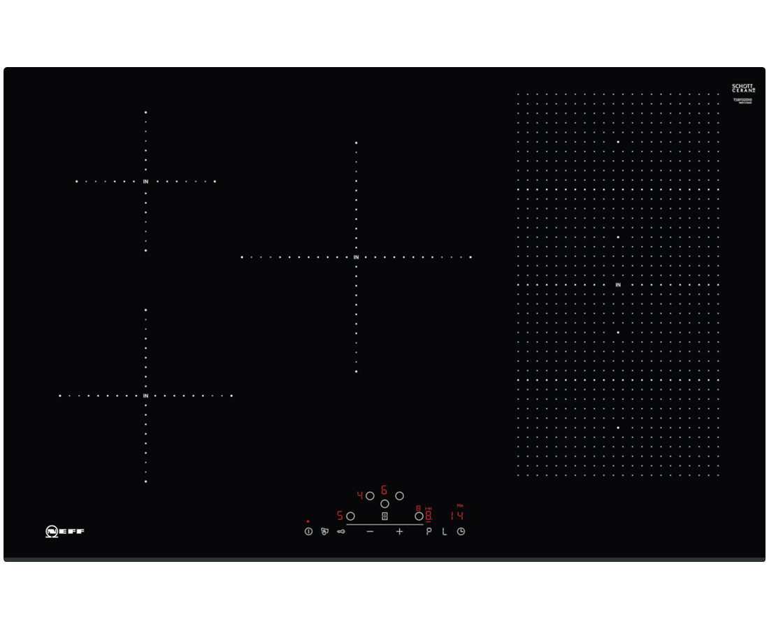 Neff N 70, 80cm Flex Induction Hob + 'FREE Induction Pan-Set' T58FD20X0