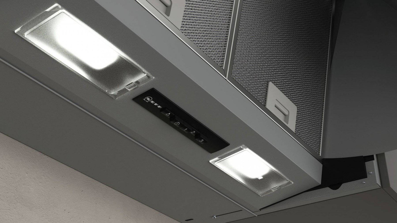 Neff N 30, 60cm Integrated Cooker Hood D64MAC1X0B
